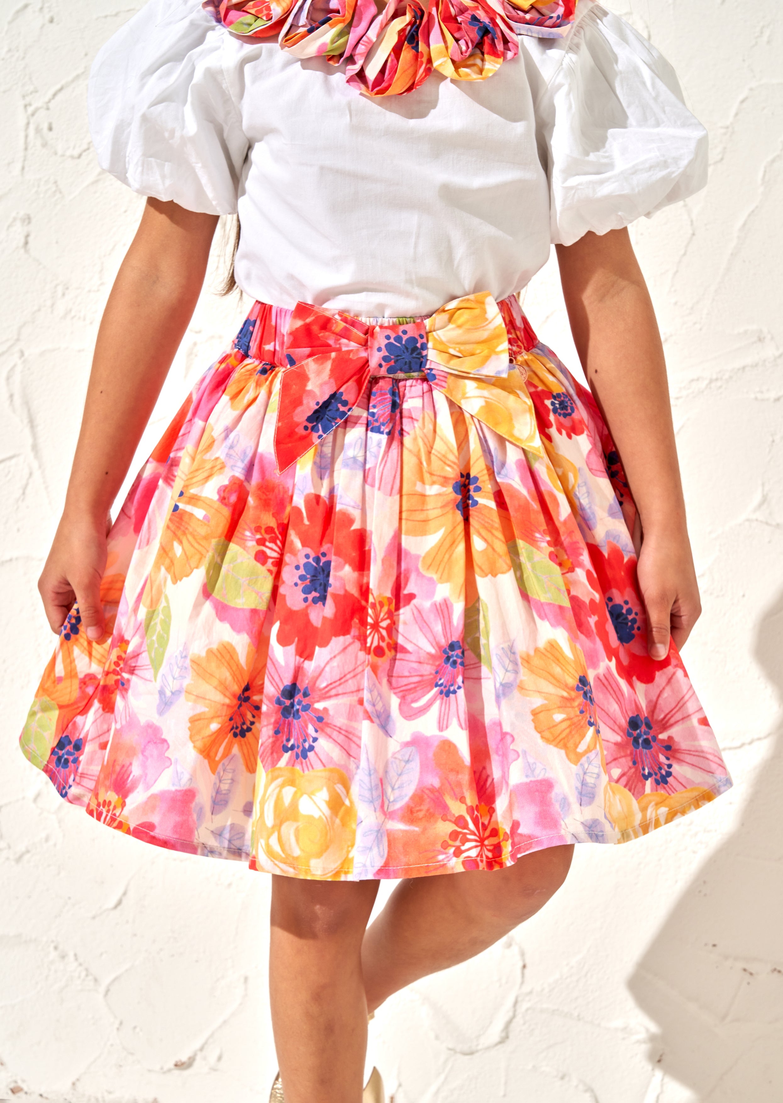Angel & Rocket Girls Printed Multi Skirt – B2b Angel and Rocket